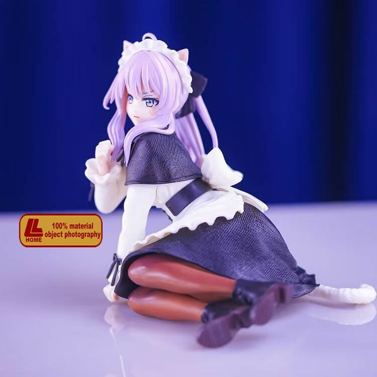 Anime character The Journey of Elaina cat ear maid Elaina Figure Toy ...