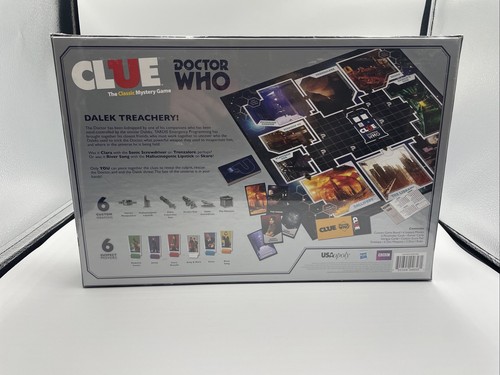 Doctor Who Clue The Classic Mystery Game Hasbro 2015 Collectible NEW ...