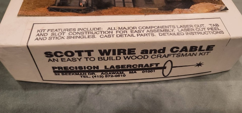 Precision Lasercraft - Scott Wire & Cable - HO Scale - wood craftsman ...