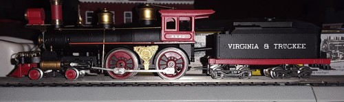 HO Gauge AHM 4-4-0 Reno 5070-B Virginia & Truckee Steam Engine & Tender ...
