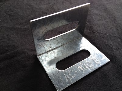 100MM ANGLE CONNECTOR PURLIN BRACKETS GALVANISED AC100 | eBay Australia
