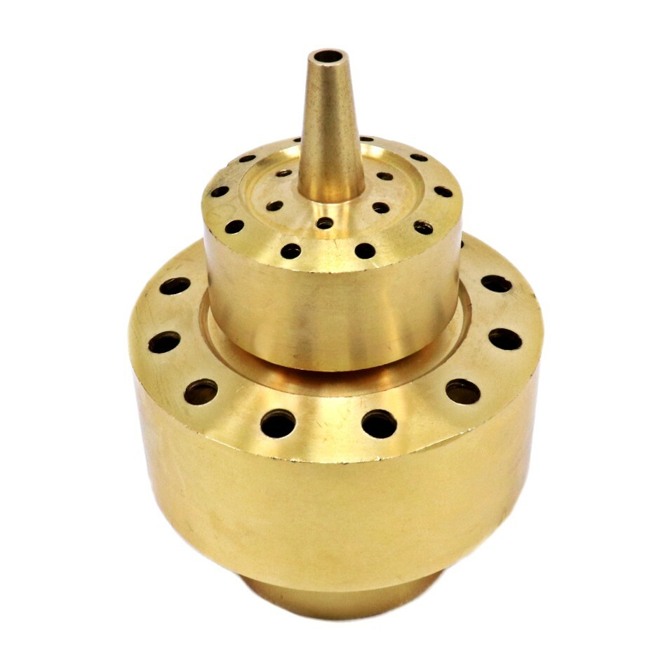 Brass Fountain Head Nozzles Spray Pattern for Ponds, Fountains, & Water ...