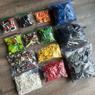 LEGO Bulk 16.5lbs Lot Assorted by Color Type Bricks & Blocks Used | eBay