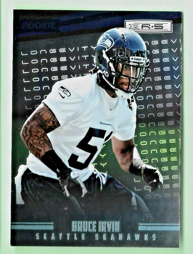 BRUCE IRVIN 2012 ROOKIES & STARS LONGEVITY ROOKIE RC CARD #189 166/249 ...