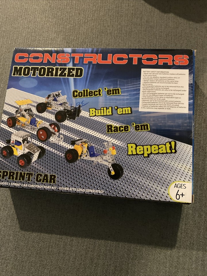 Constructors Motorized Sprint Car 2016 ATV Building Kit 103 Pieces ...