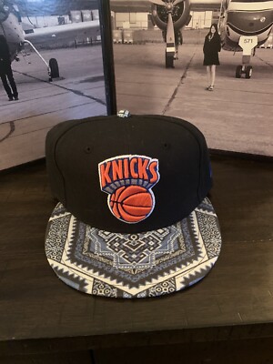 New York KNICKS Hat Baseball Cap Snapback NBA New Era 9FIFTY Flat Bill ...