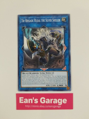 YuGiOh Tri-Brigade Rugal the Silver Sheller 1st Edition PHRA-EN047 ...