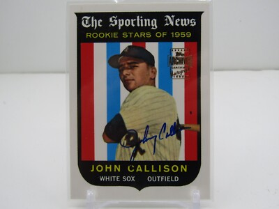JOHN CALLISON 2001 TOPPS ARCHIVES AUTOGRAPH AUTO! CHICAGO WHITE SOX! | eBay