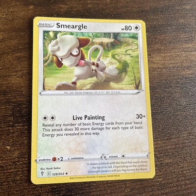 Smeargle - 128/203 - SWSH - Evolving Skies - Rare - Pokémon TCG Card ...