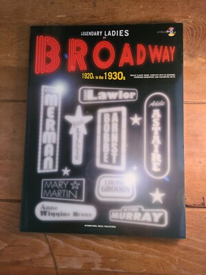 Legendary Ladies Of Broadway 1920s To The 1930s New Music Book and CD ...