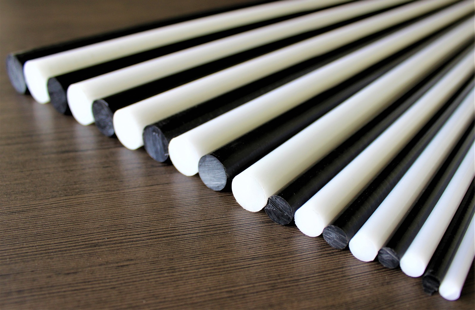 Acetal POM-C Plastic Round Bar Rod WHITE | Diameter 10mm | Lenght 245mm ...