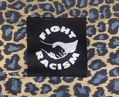 Fight Racism DIY Patch- Punk Crust Black Flag Off Leftover Crack Oi | eBay