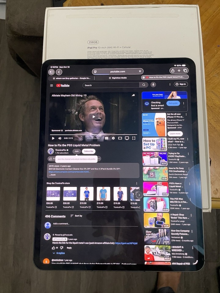 Apple iPad Pro 2024 13-inch Wi-Fi Cellular 256GB M4 Chip | eBay