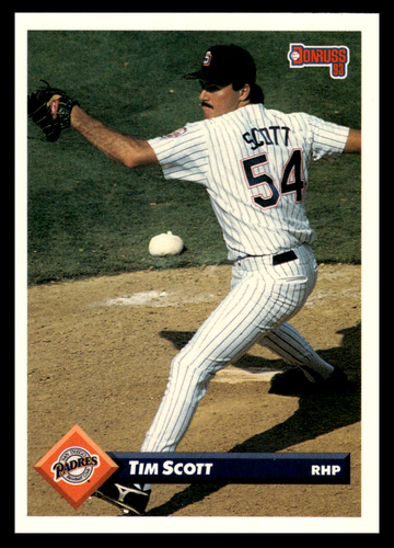 1993 Leaf Donruss Tim Scott #362 San Diego MLB Baseball | eBay