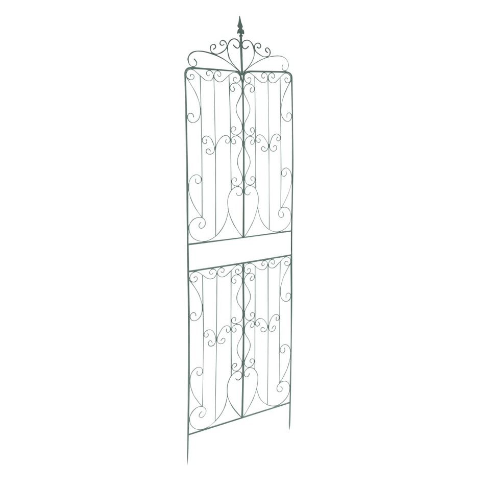 2 Pack Tall Garden Trellis for Vines, Iron Plant Stand Cucumber Rose ...