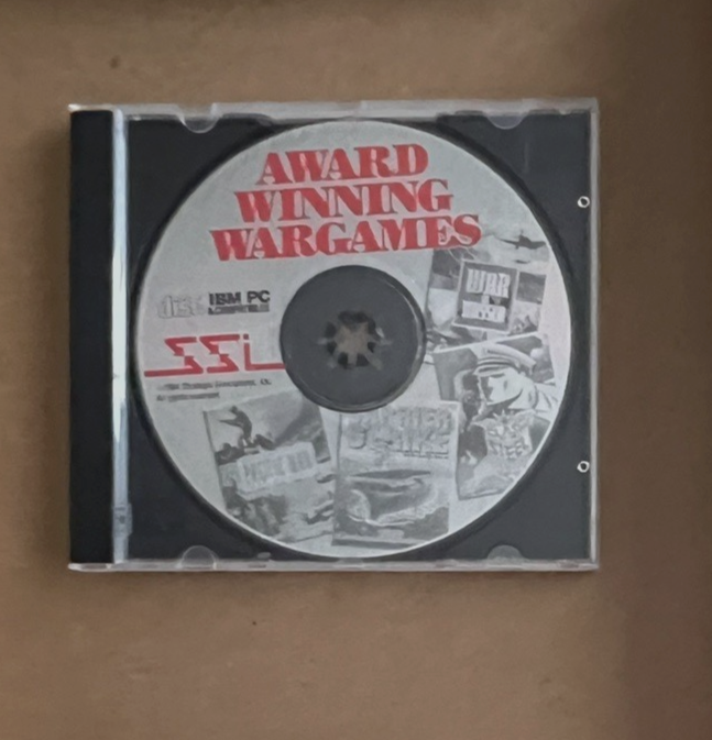 Award Winning War Games SSI 1994 Big Box IBM PC CD-ROM. Open box ...