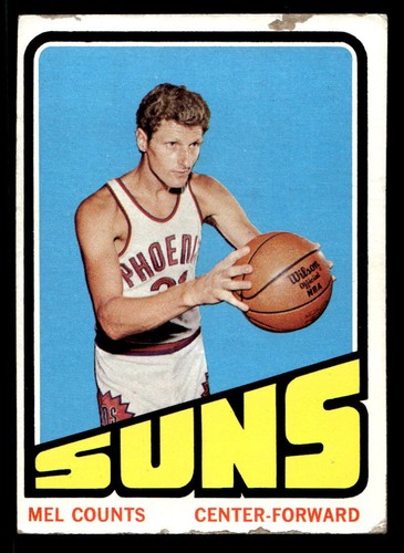 1972 Topps - Mel Counts - #67 Phoenix Suns Low Grade Filler | eBay