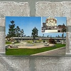 Vintage Jesup, GA Postcard Motel Advertising Multi View Old Sign Pool ...