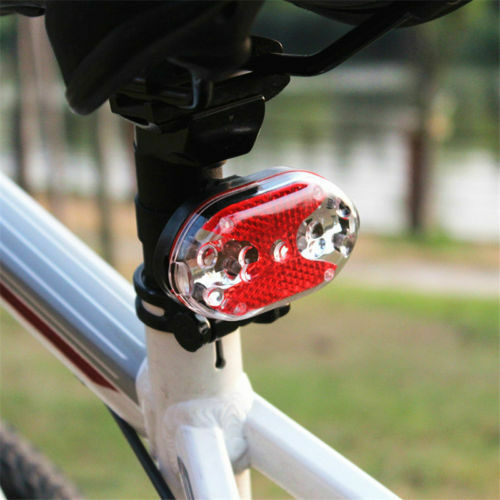 Waterproof 9 LED Bike Bicycle Rear Tail Light flashing 7 Modle Red ...