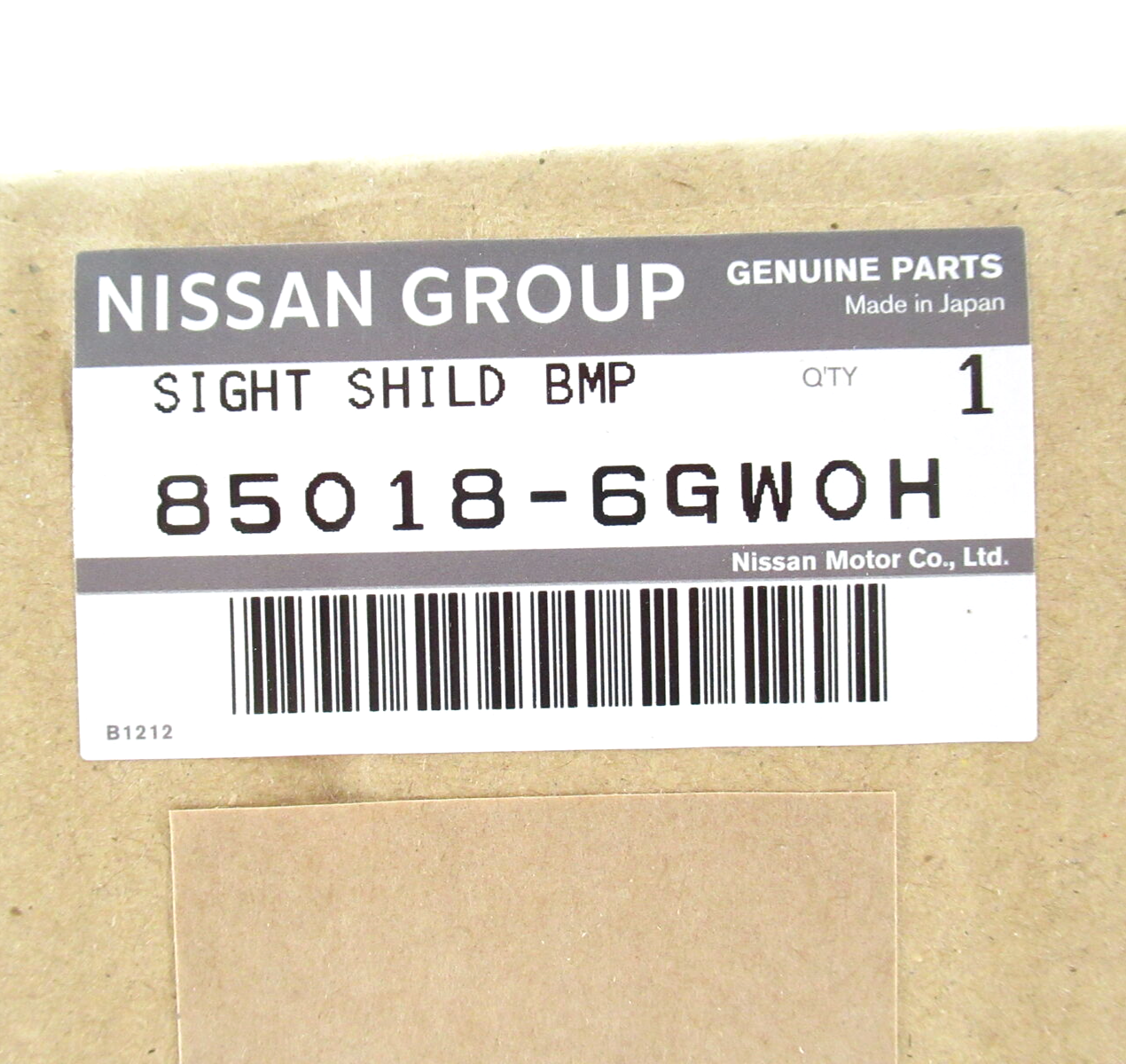 Genuine OEM Nissan Infiniti 85018-6GW0H Rear Bumper Lower Cover 2018 ...