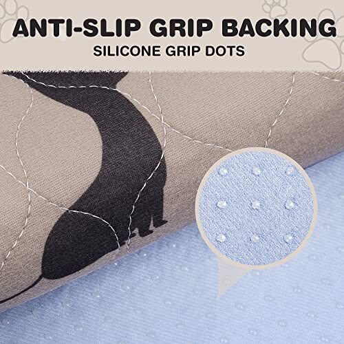 Washable Pee Pads for Dogs, Reusable 36x41 Inch (Pack of 2) Rectangular ...