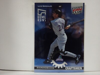 2002 Donruss Fan Club Craftsmen Diamondbacks Baseball Card #C4 Luis ...