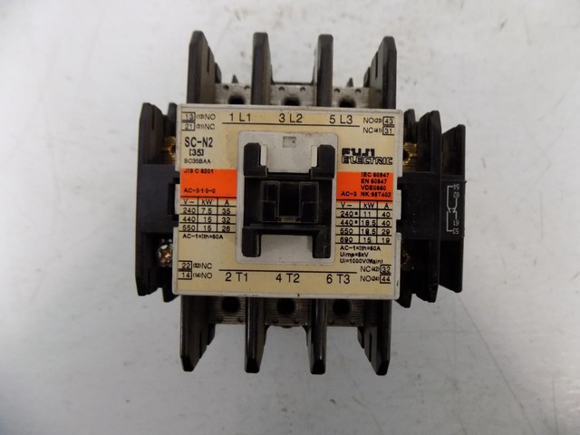 Fuji Electric Magnetic Contactor Sc-n2 (35) Sc35baa 110 V Coil for sale ...