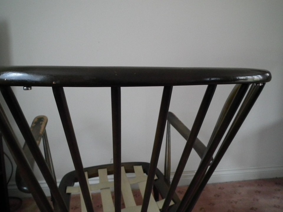 Vintage Ercol Windsor 477 low back / 478 high back easy chair set | eBay UK