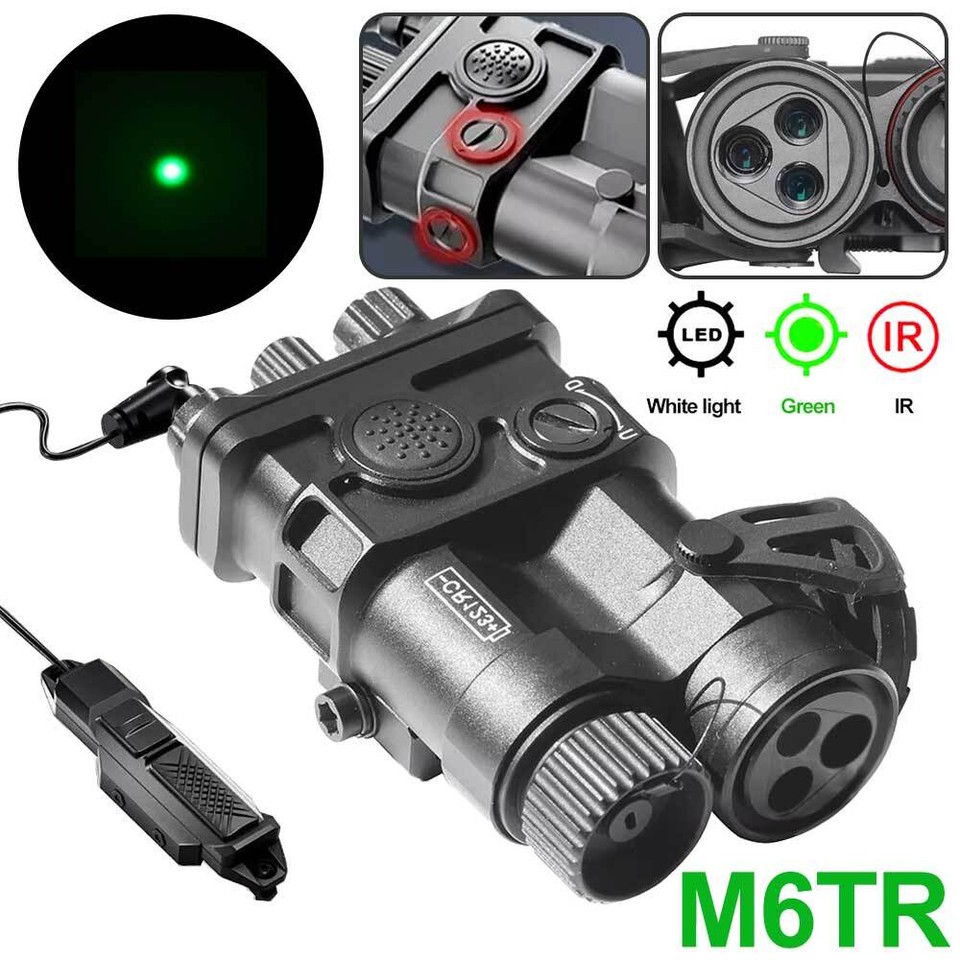 Laserspeed Compact M6TR Green+IR Aiming Laser+IR Laser Illuminator w ...