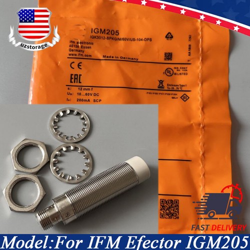 For IFM Efector IGM205 10-60VDC 12mm 200mA Inductive Proximity Sensor ...