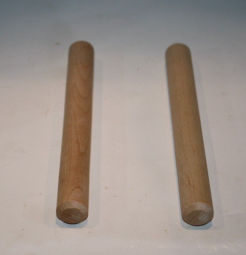 Beveled Wood Dowels Replacement Part 2 Pc. Striker Musical Rhythm ...