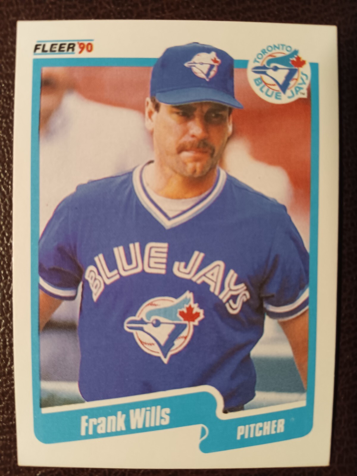 FRANK WILLS TORONTO BLUE JAYS 1990 FLEER BASEBALL CARD #98 | eBay
