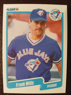 FRANK WILLS TORONTO BLUE JAYS 1990 FLEER BASEBALL CARD #98 | eBay