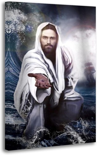 Jesus Heart Religious Canvas Art Poster And Wall Art Picture Print ...
