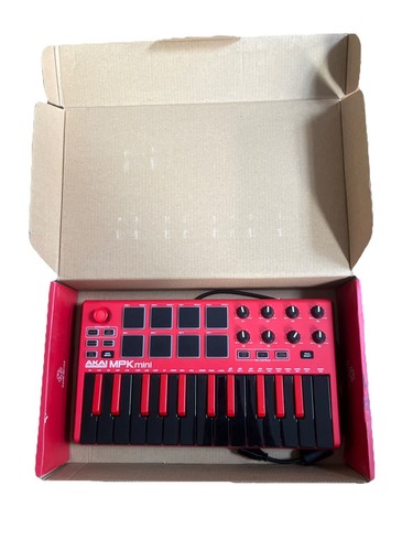 AKAI PROFESSIONAL MPK MINI SPECIAL EDITION RED MIDI KEYBOARD | eBay
