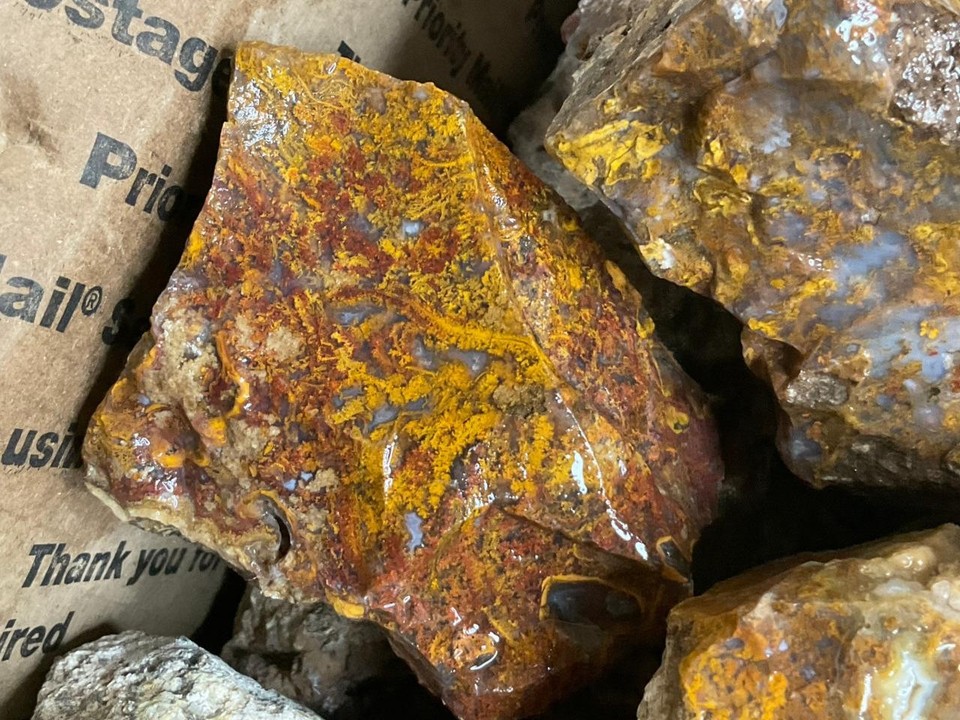 Z~ Mexican Moss Agate Rough 24 Lb Lot # 3 | eBay