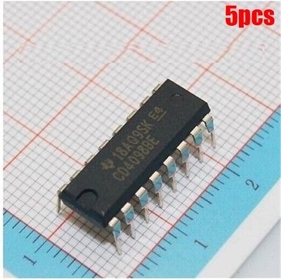 5Pcs DIP-16 CD4098 CD4098BE 4098 Dual Monostable Multivibrator DIP16 Ti ...
