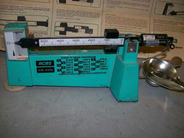 Vintage RCBS Model 5-10 Reloading Scale 09070 From 70s for sale online ...