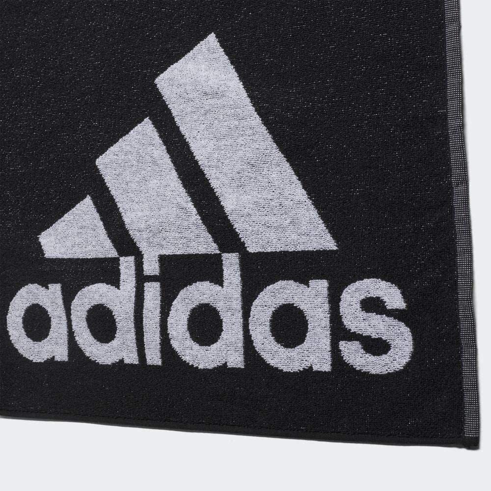 adidas Small Sports Towel 100cm X 50cm 100 Cotton Gym Black Dh2860 for ...