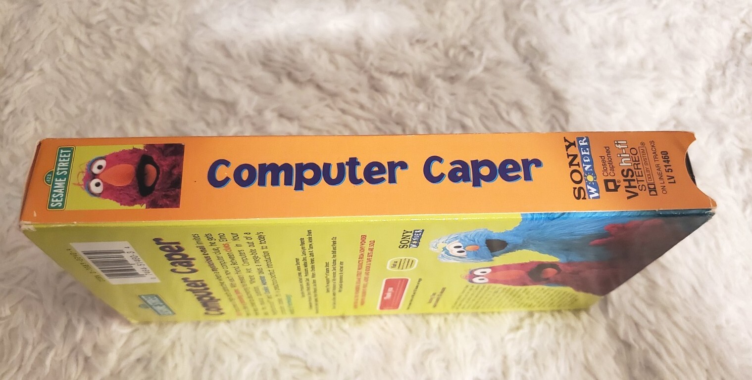 SESAME STREET Computer Caper VHS 2002 ELMO Excellent TESTED 74645146034 ...