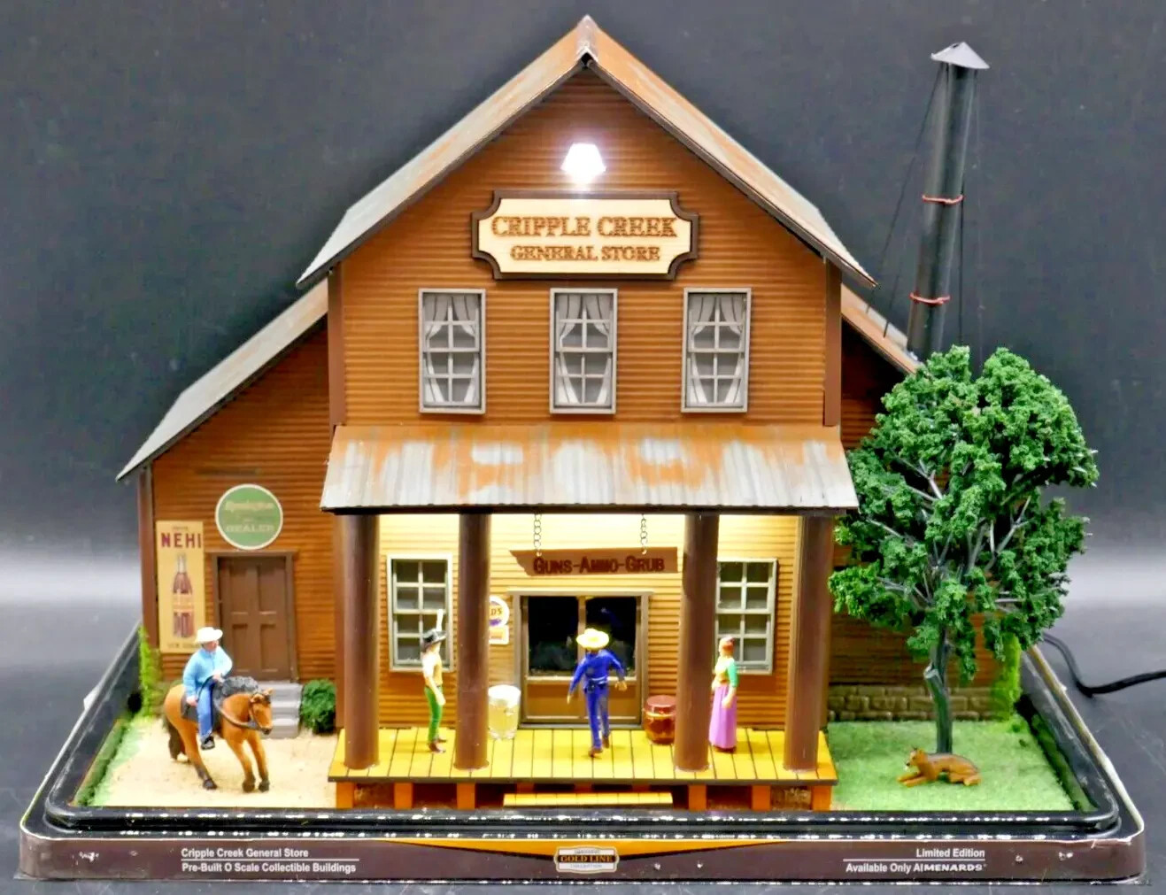 Menards O Gauge Cripple Creek General Store 279-8306 Lighted Pre Built ...