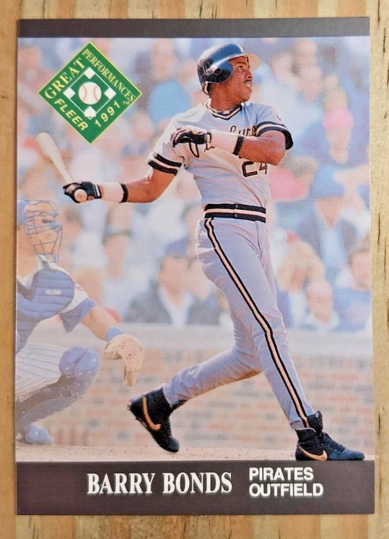 1991 Fleer Ultra Barry Bonds Great Performance Card391 Nm Mt Pirates