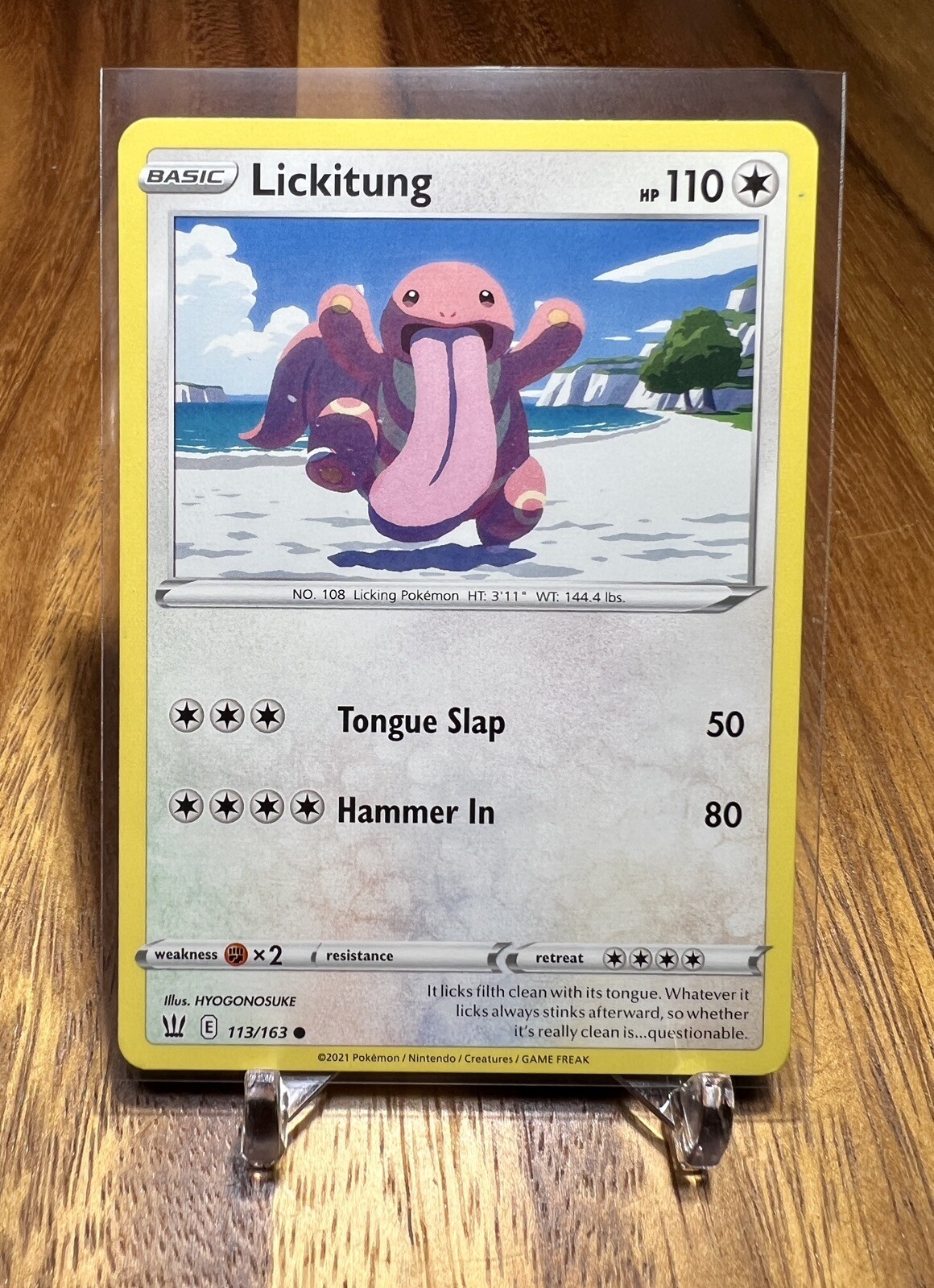 Lickitung 113/163 Battle Styles Pokemon Card NM | eBay