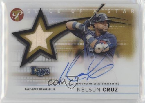 2022 Topps Pristine - Slice of the Star Autograph Relics Gold Refractor ...