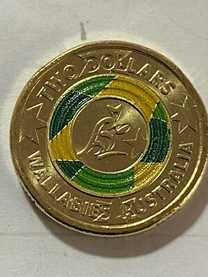 2019 $2 Australia Wallabies Colour $2 Dollar coin | eBay Australia