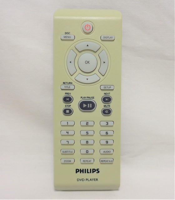 Original Philips 314107936321 DVD Player Remote Control for Dvp3140 for ...