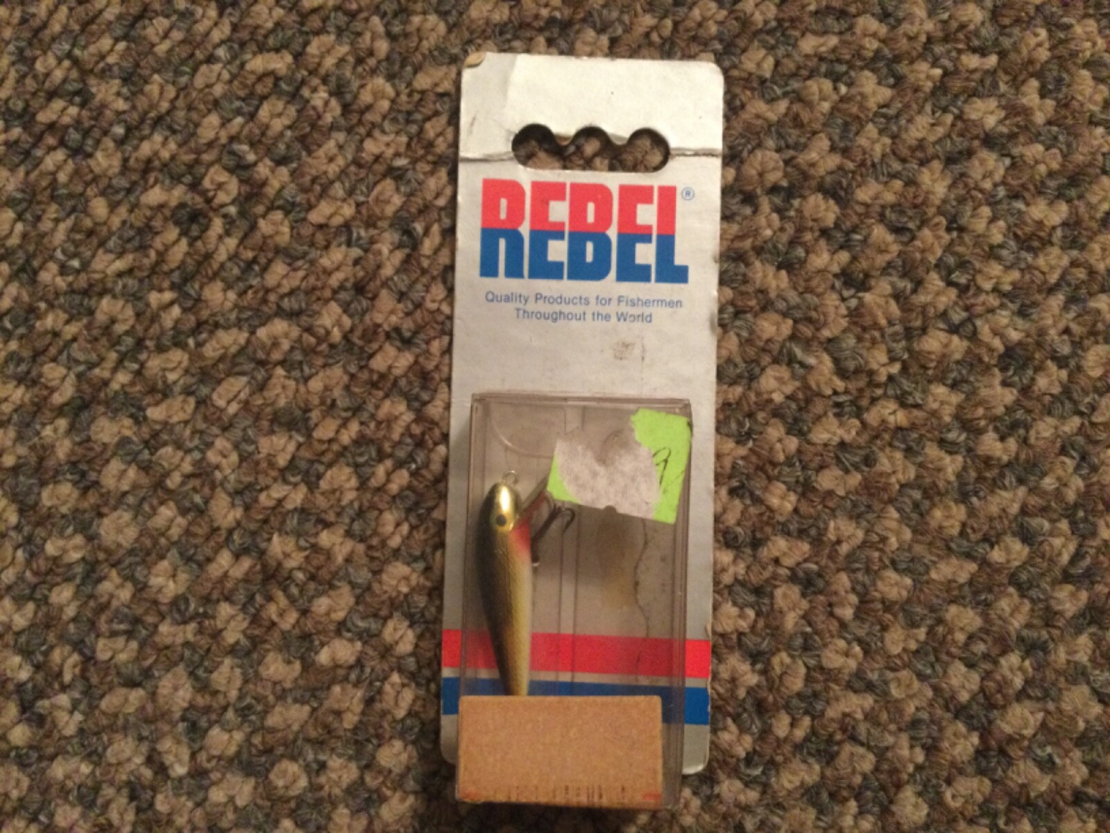 Original REBEL FISHING LURE TUFF COLOR vintage minnow nip nos new in ...