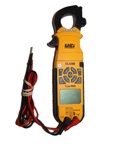 UEi DL429b TRMS Dual Display Clamp Meter - Yellow | eBay