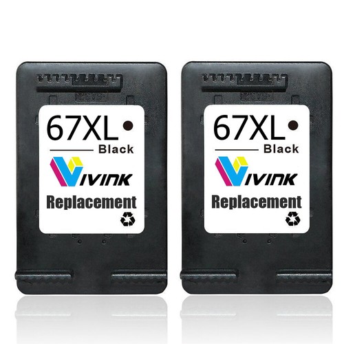 HP 67XL Ink Cartridges Black for HP Deskjet 2720 2721 2722 4120 Envy ...
