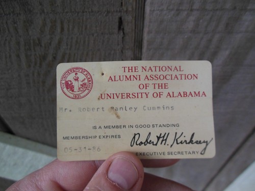 Vintage 1986 University of Alabama Crimson Tide Football Alumni ...
